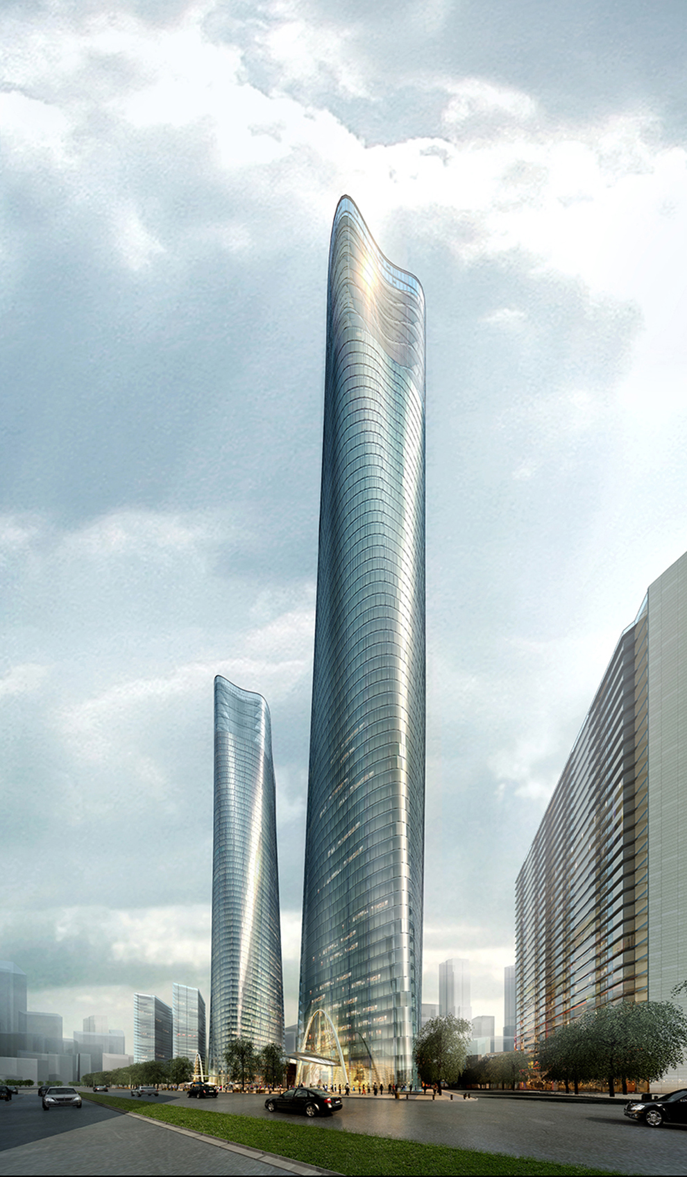 Cold Bending Glass by Skidmore, Owings & Merrill (SOM) - Architizer