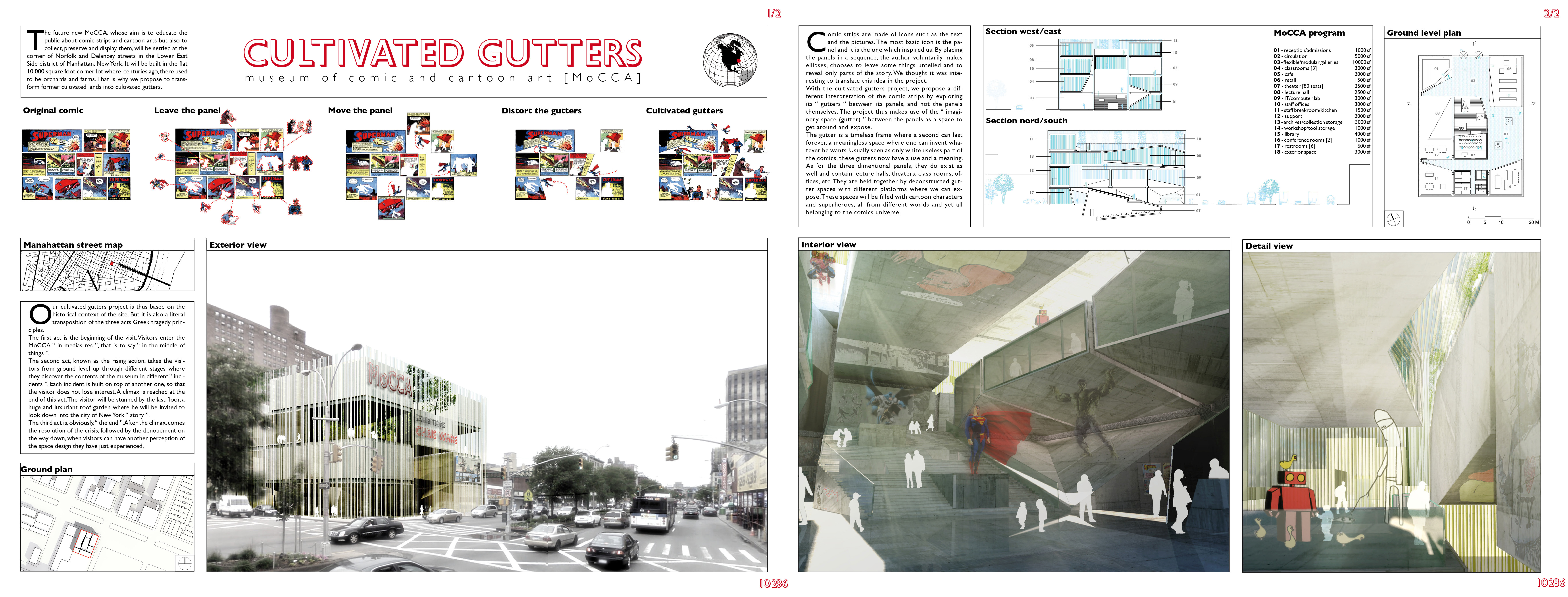 MOCCA Museum of comic and cartoon art - Cultivated gutters - Architizer