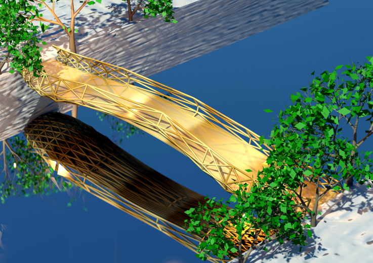 WZQ Diagrid Bridge - Architizer Competition 2011 - Architizer