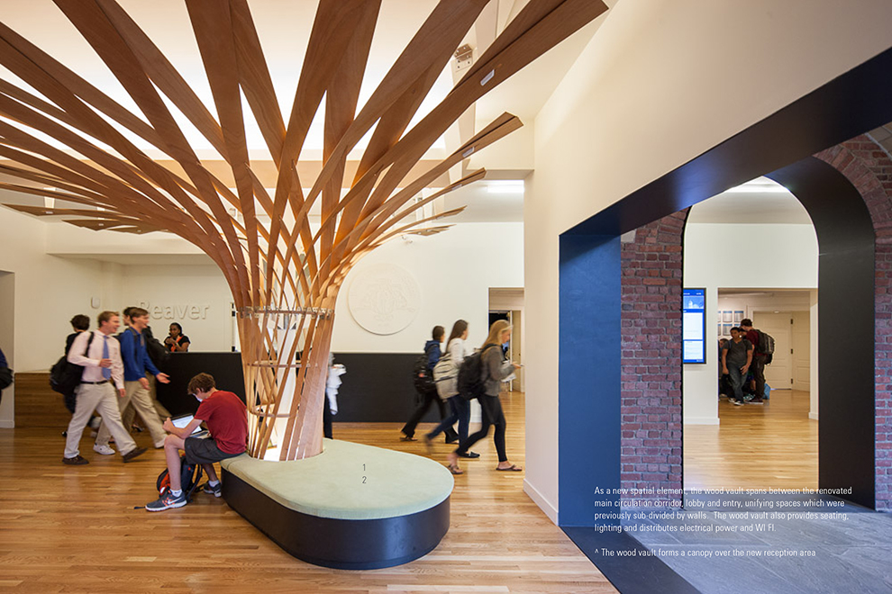 Bent Wood Vault by Kennedy & Violich Architecture - Architizer