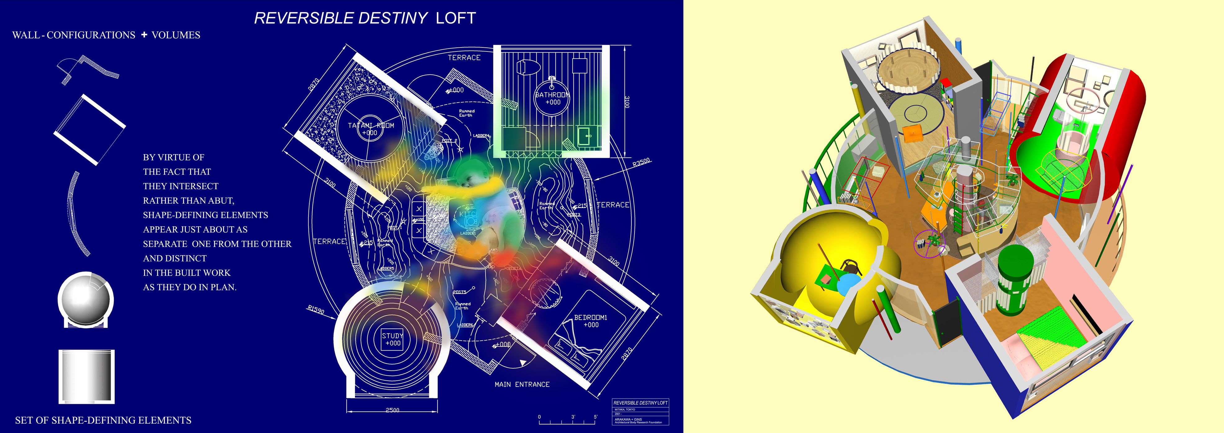 Reversible Destiny Lofts- Mitaka by Arakawa + Gins, Reversible Destiny ...