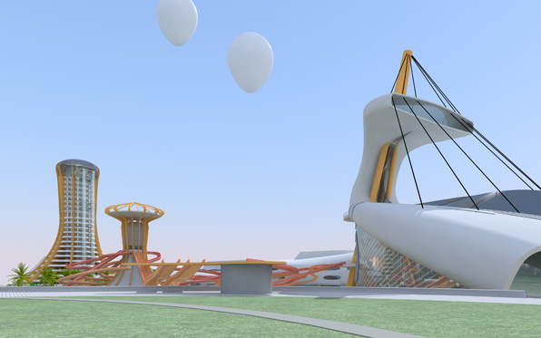 Multipurpose complex "Atoll" with waterparks by Architect bureau BOGDAN ...