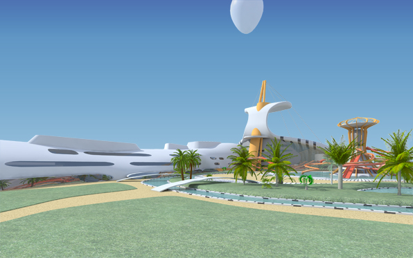 Multipurpose complex "Atoll" with waterparks by Architect bureau BOGDAN ...