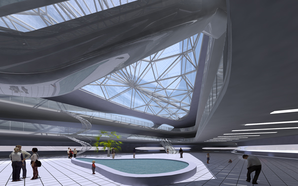 Multipurpose complex "Atoll" with waterparks by Architect bureau BOGDAN ...
