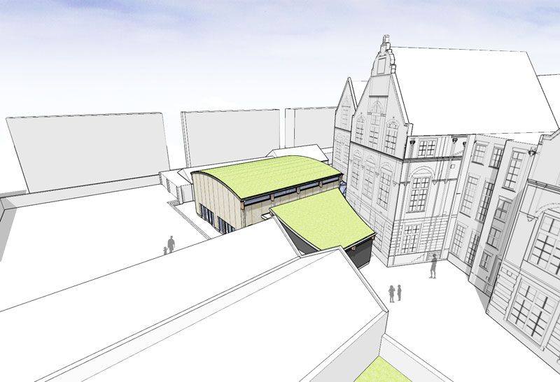 Fulham Prep School Sports Hall by Hans Haenlein Architects - Architizer