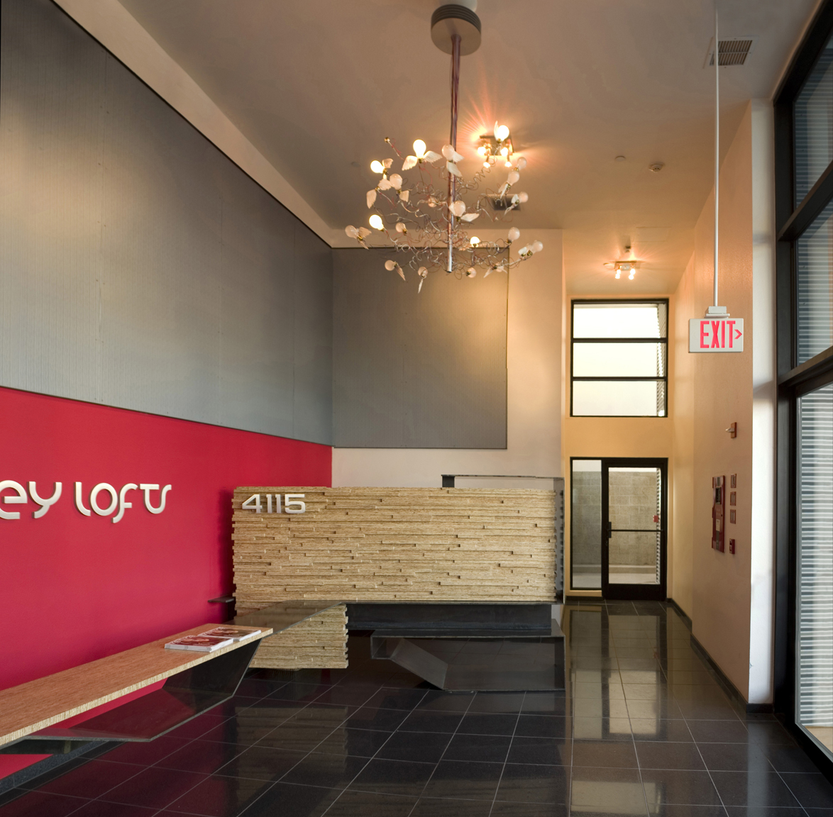 G1 lofts lobby - Architizer