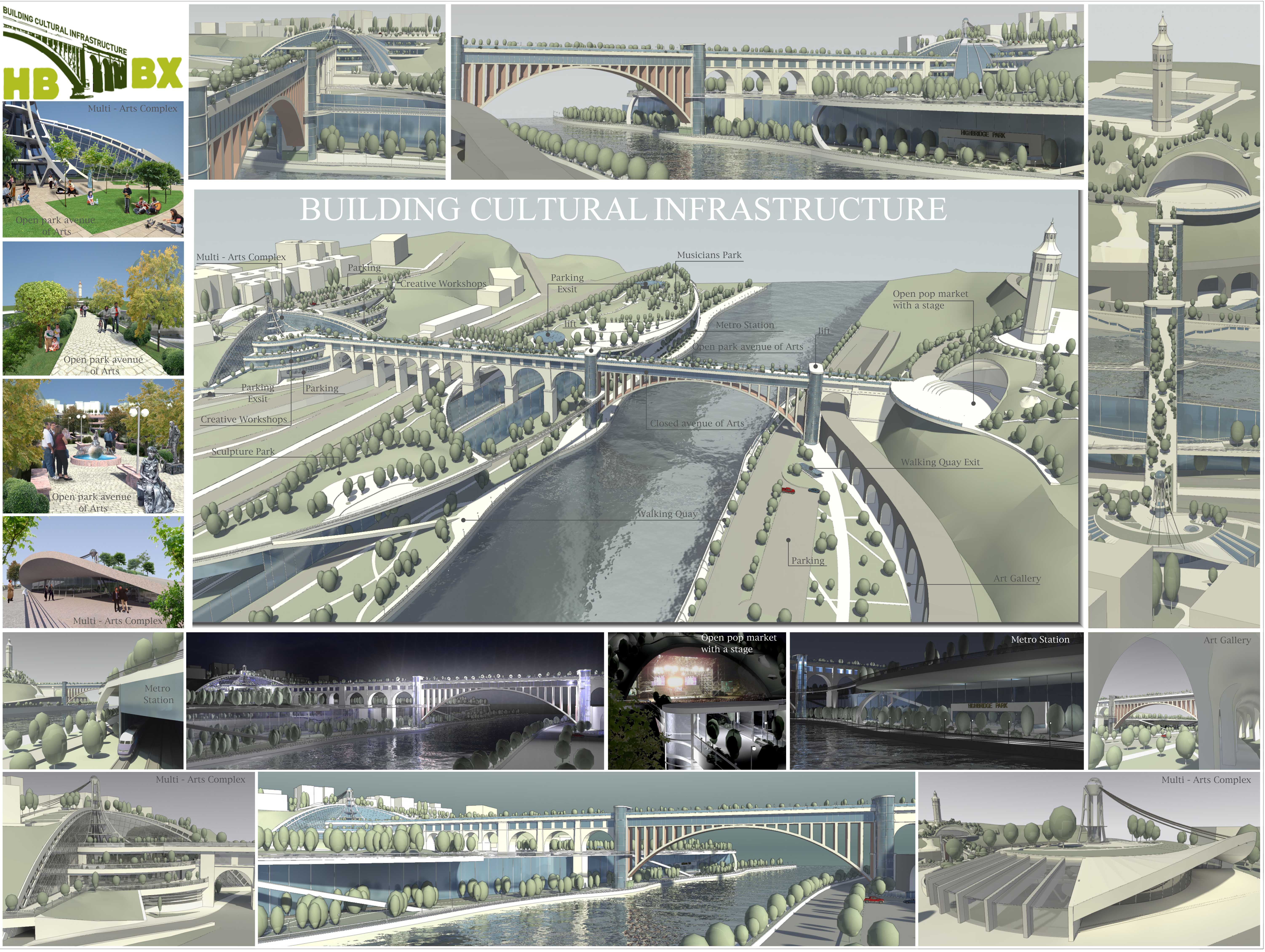 High Bridge Building Cultural Infrastructure by Krymproektstroy Ltd ...