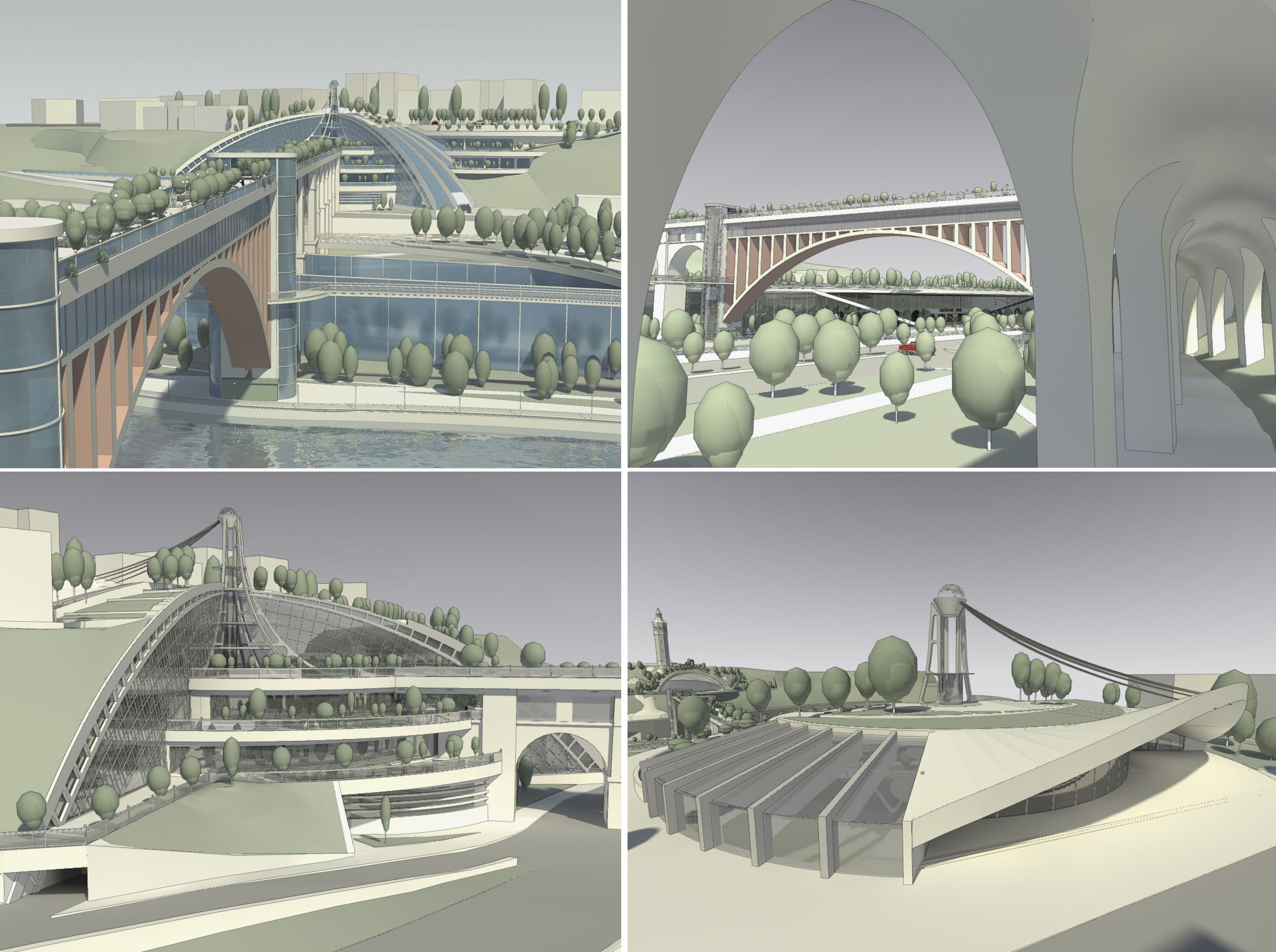 High Bridge Building Cultural Infrastructure by Krymproektstroy Ltd ...