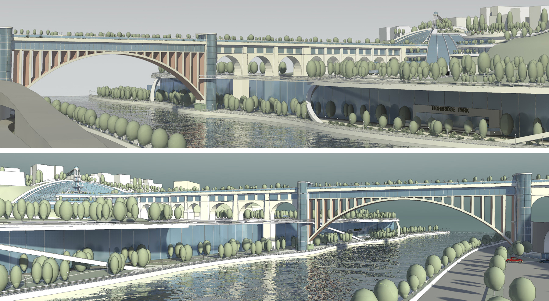 High Bridge Building Cultural Infrastructure by Krymproektstroy Ltd ...