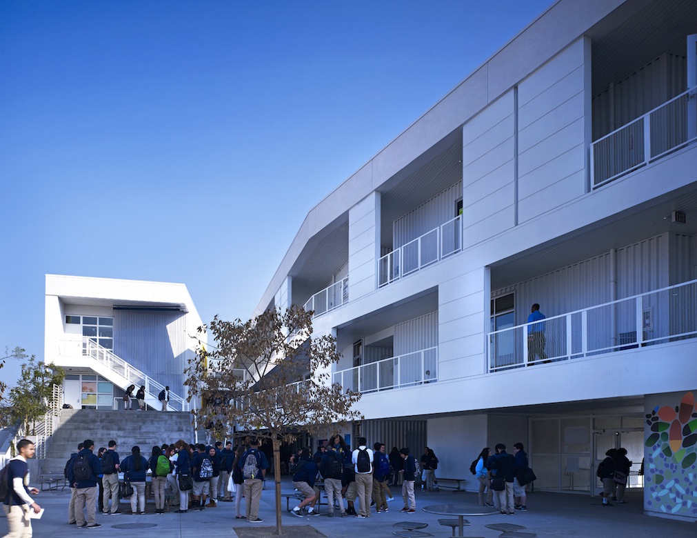 Green Dot Animo Leadership High School by Brooks + Scarpa Architects ...