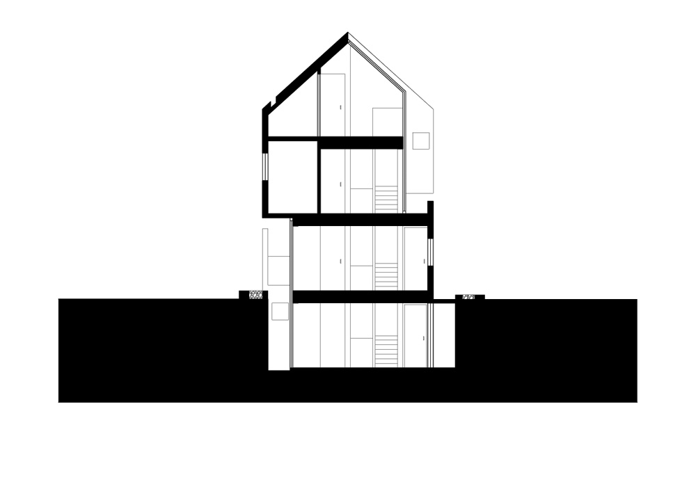 Concrete Slit House by AZL Architects - Architizer