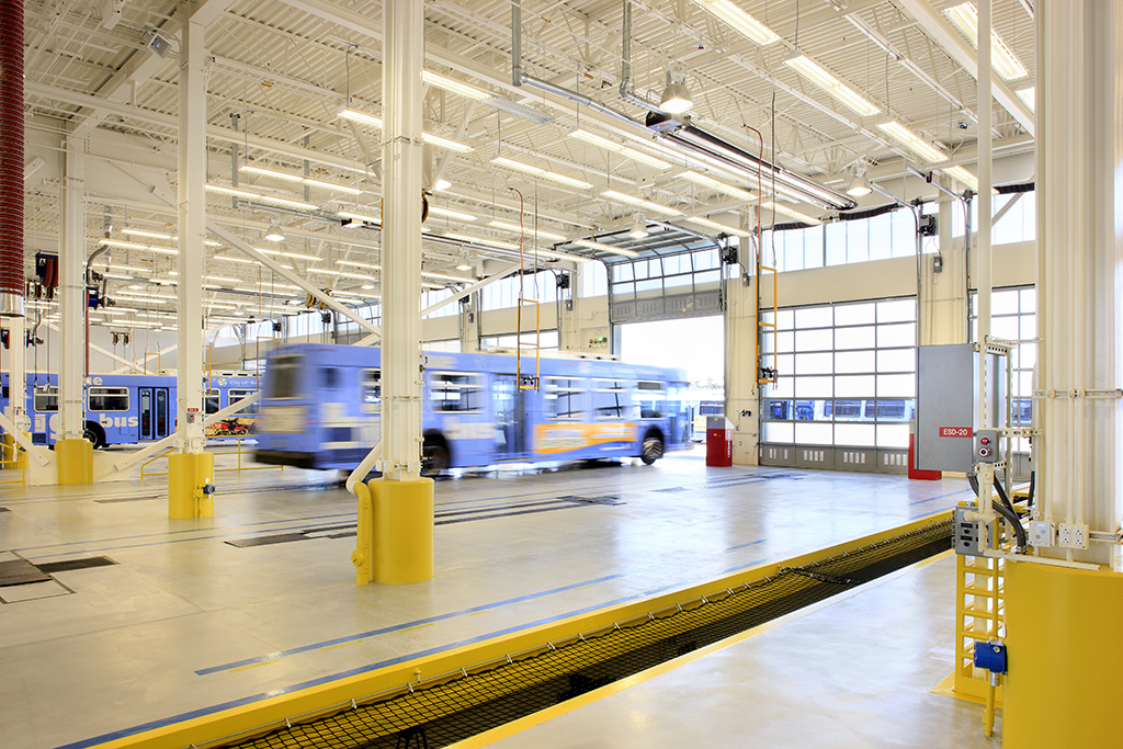 Big Blue Bus Maintenance Facility by HOK - Architizer