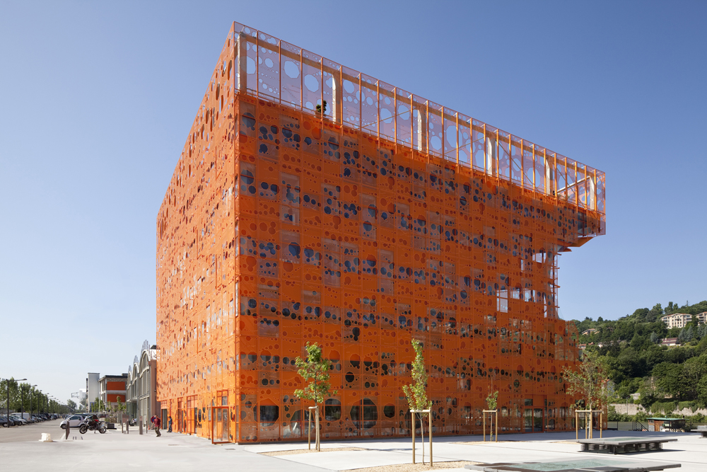 The Orange Cube by Jakob + MacFarlane - Architizer