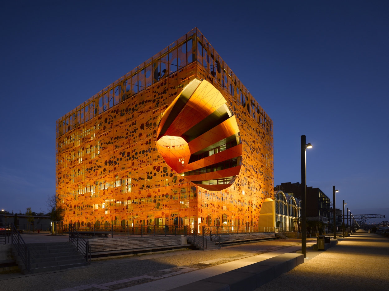 The Orange Cube by Jakob + MacFarlane - Architizer