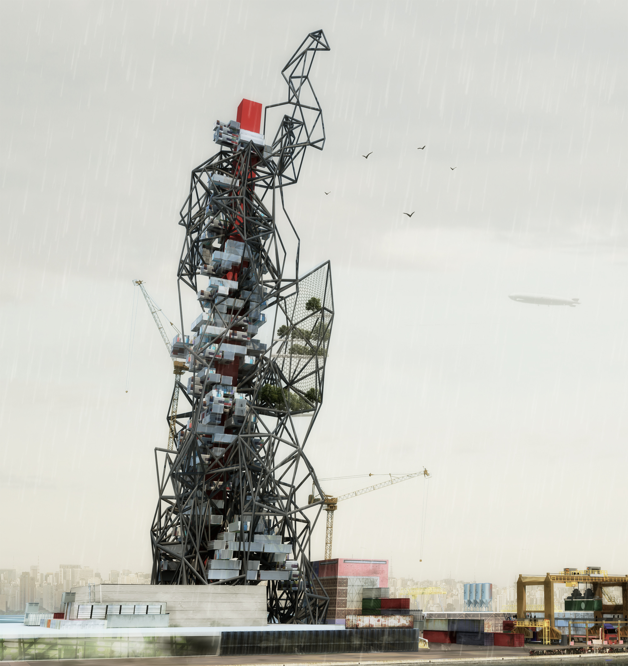 Scrap Skyscraper - Architizer