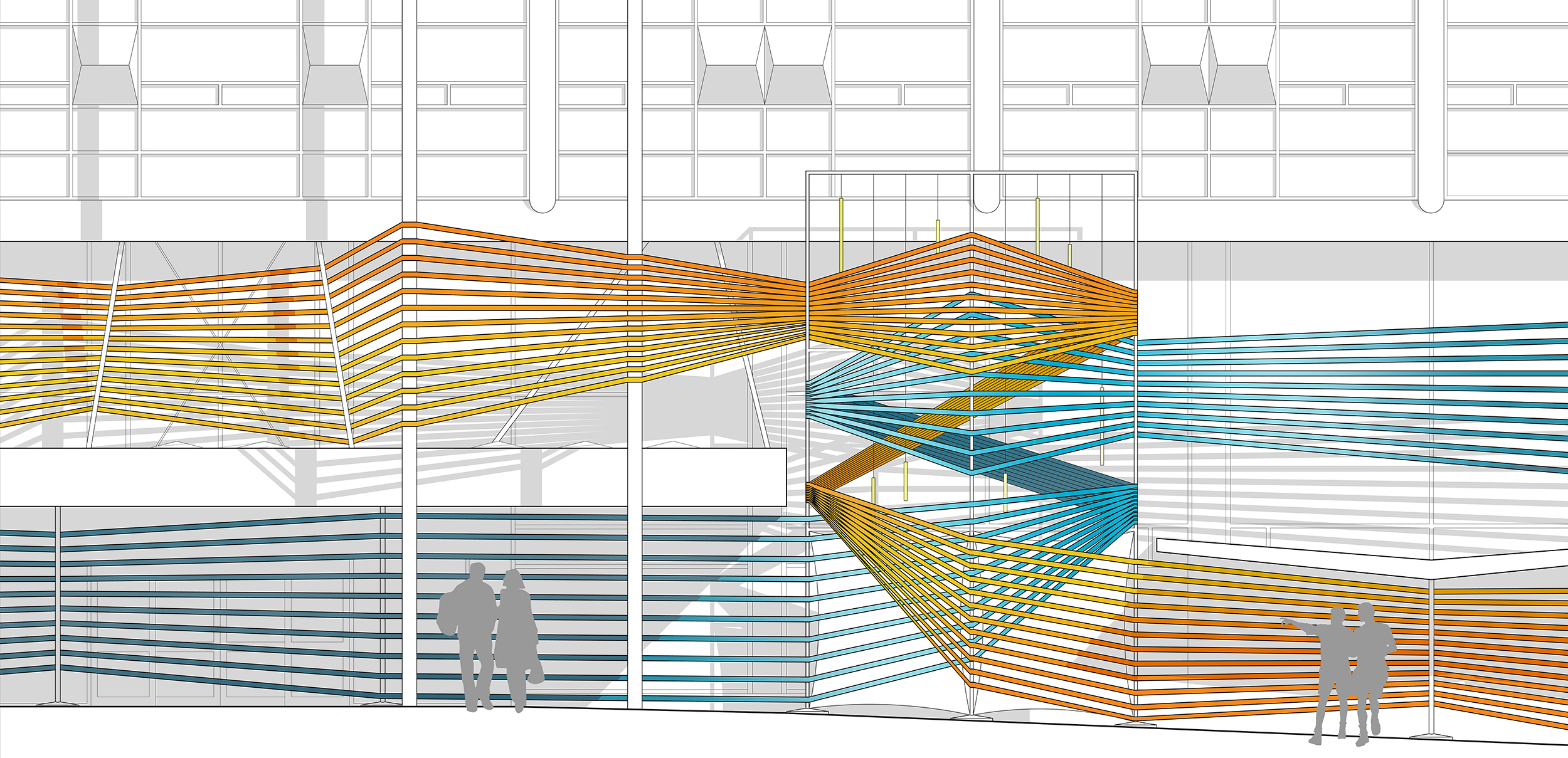 Statler Temporary Facade - Architizer