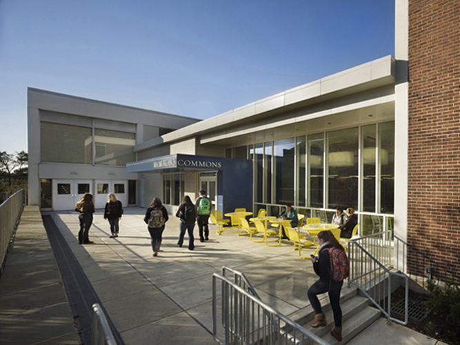 University Center Dining Expansion, Widener University by Metcalfe ...
