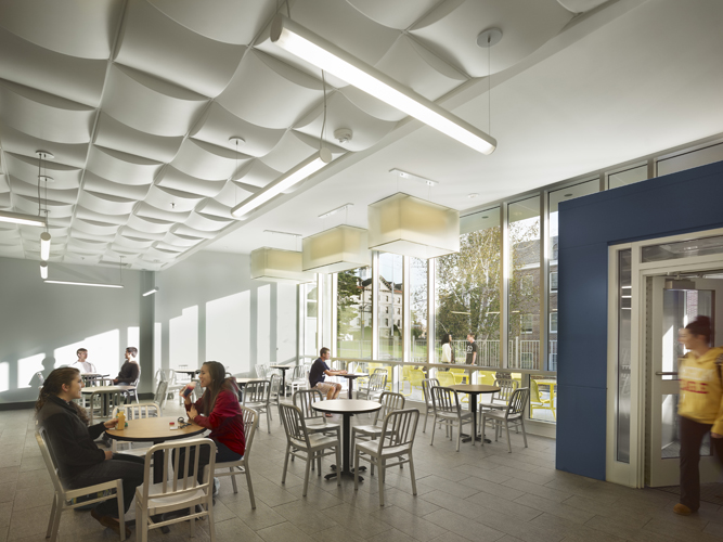 University Center Dining Expansion, Widener University by Metcalfe ...