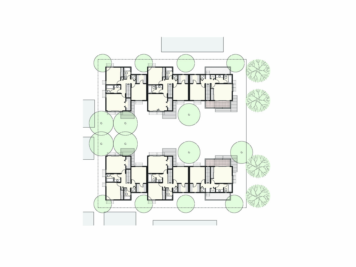 Portland Courtyard Housing - Architizer