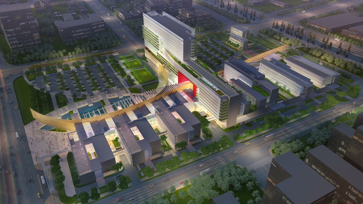 The First People's Hospital by Shunde Architectural Design Institute ...