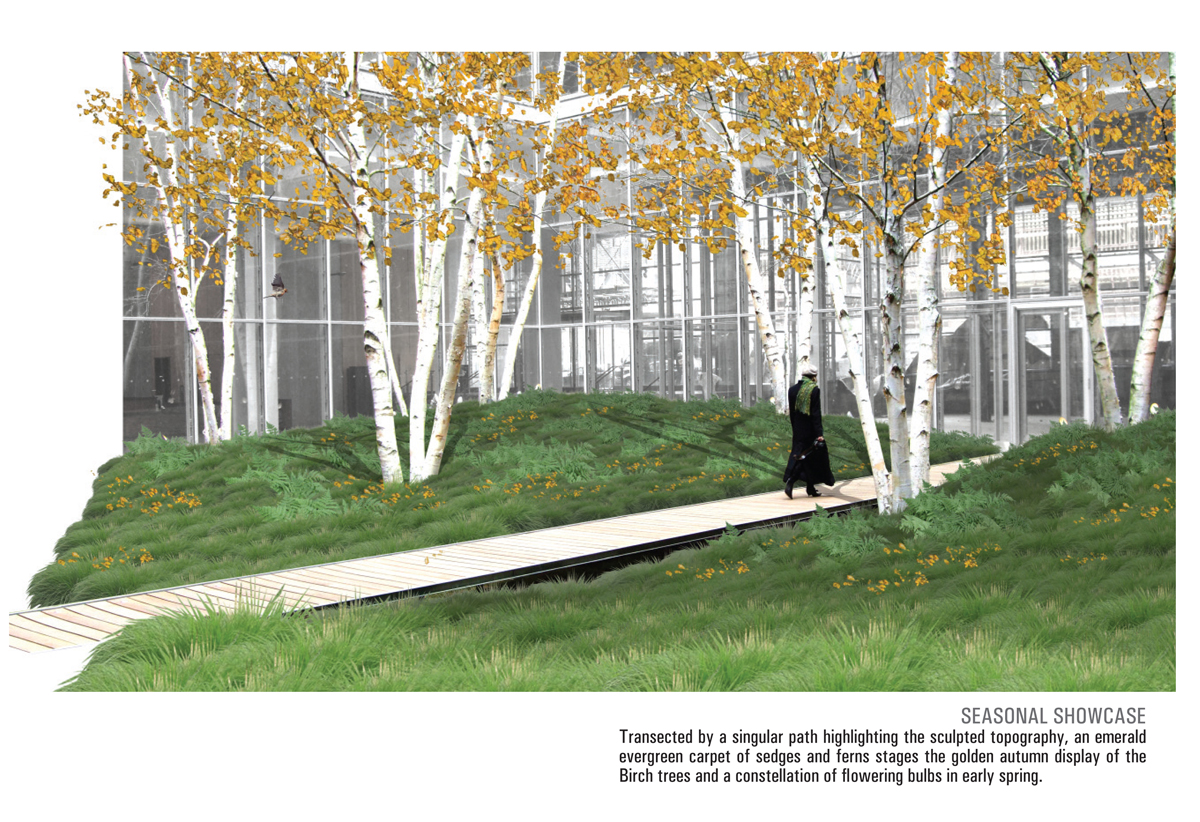 New York Times Building Lobby Garden - Architizer