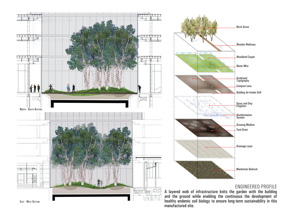 New York Times Building Lobby Garden - Architizer