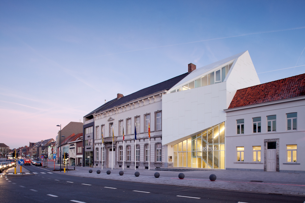 The Town Hall of Harelbeke by Dehullu Architecten - Architizer