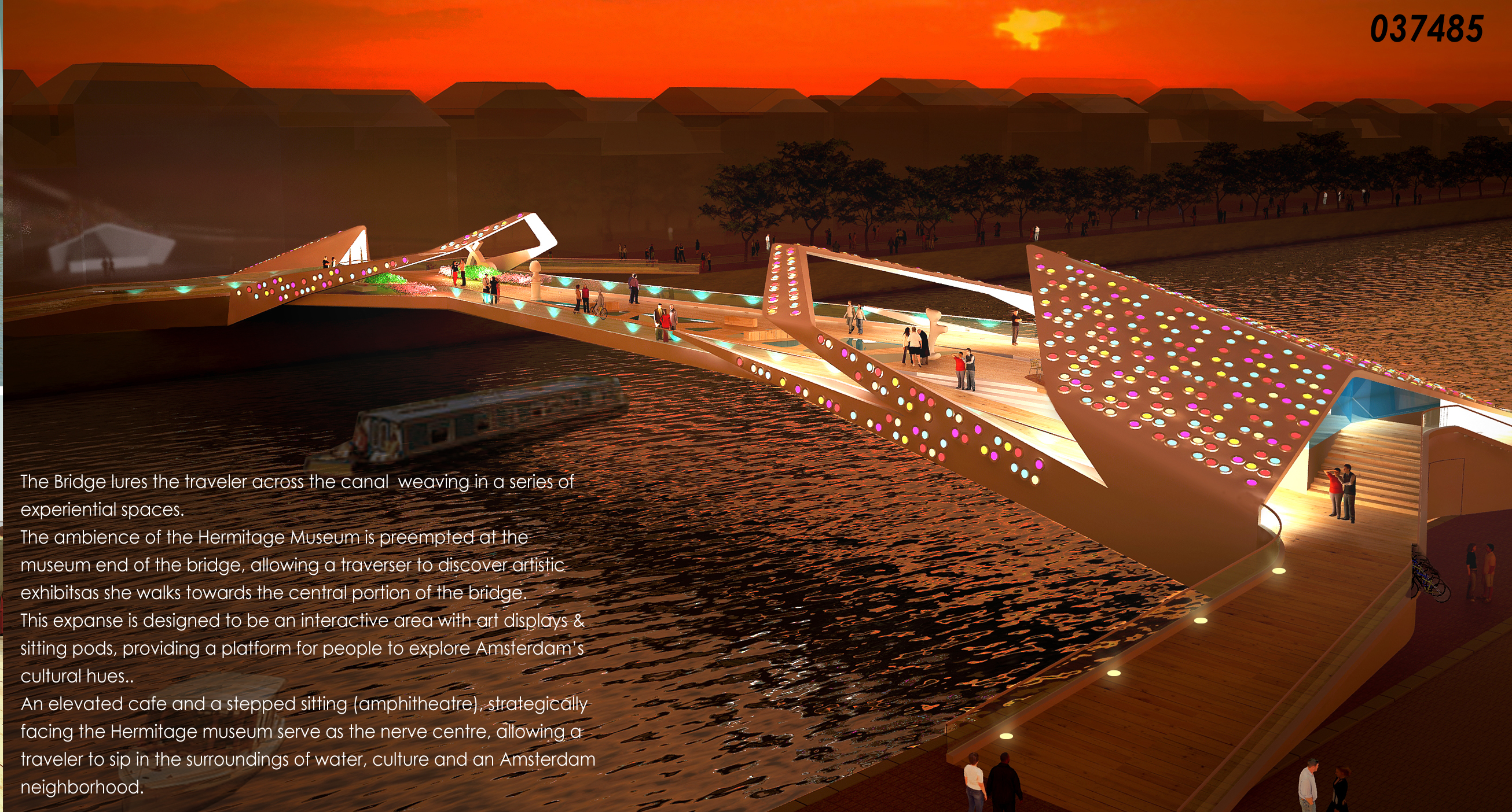 iconic pedestrian bridge competition - entry - Architizer