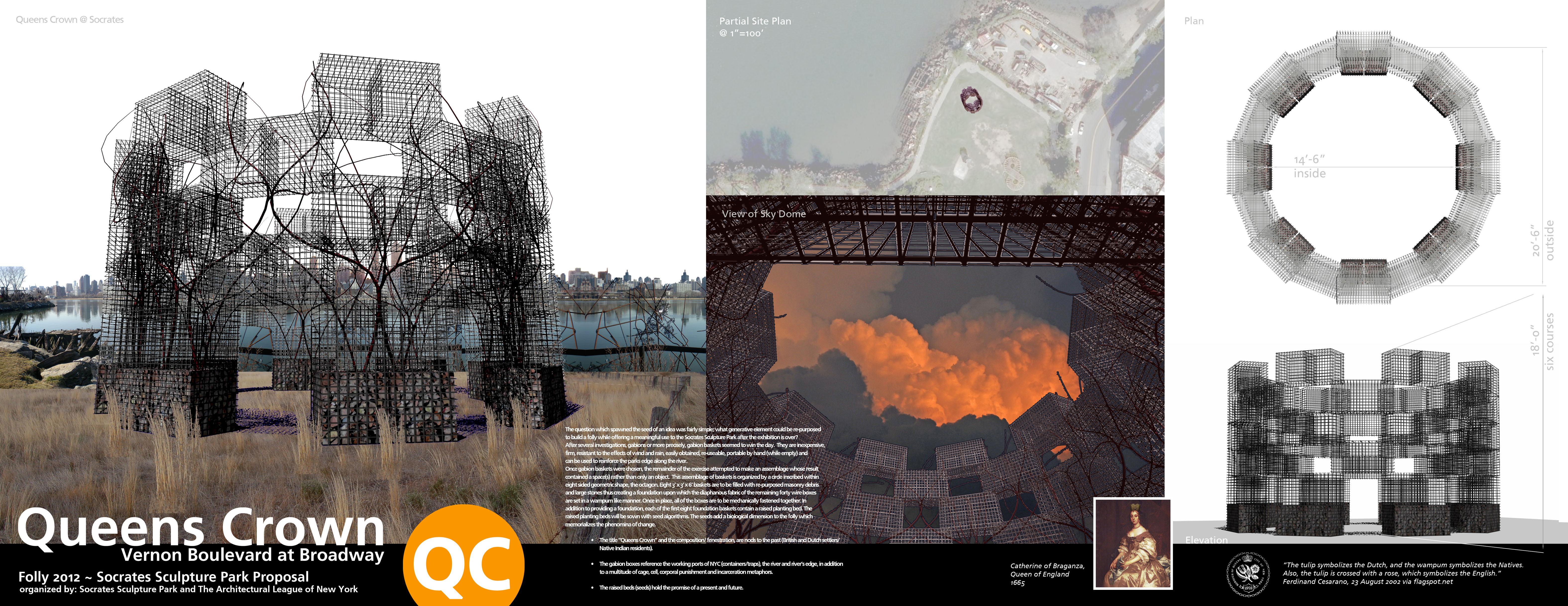 Queens Crown ~ Folly 2012: Socretes Sculpture Park Proposal - Architizer