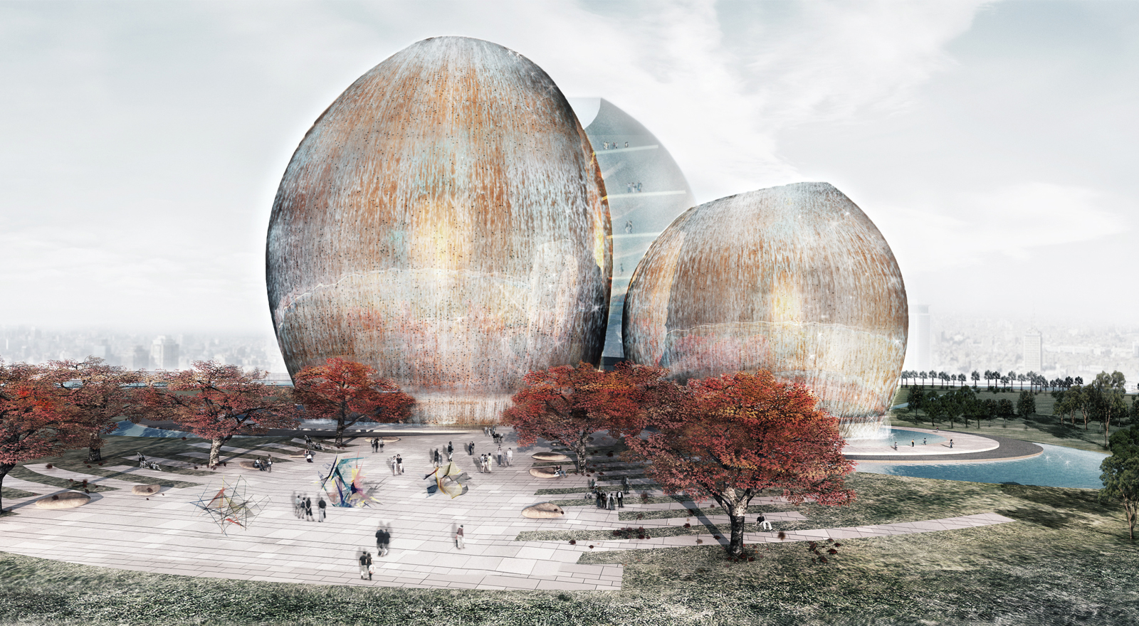 Cairo National Library-The gift of the Nile - Architizer