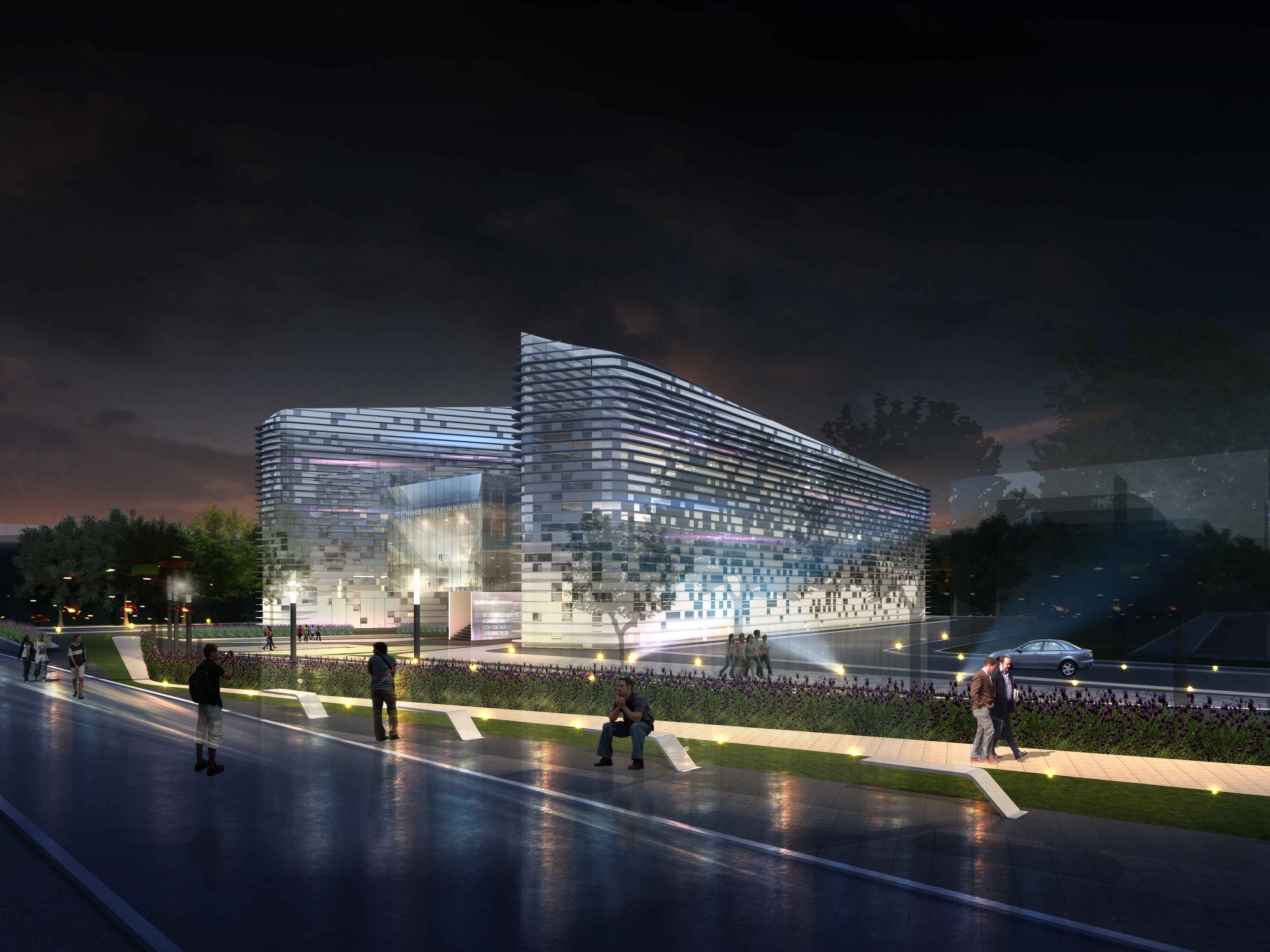 Korean Library by SURE Architecture Limited - Architizer