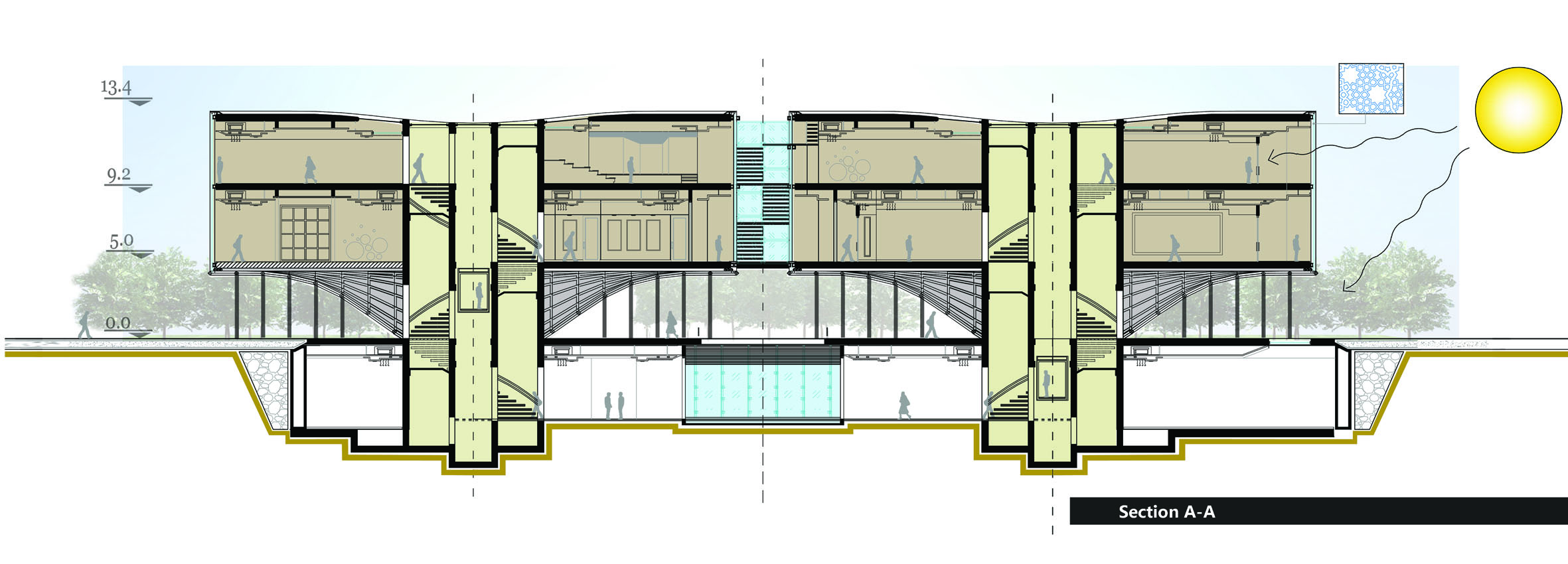 Iranian Arts Contribution center in Rome-Italy by Taash Design and ...