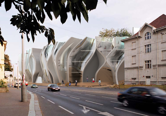 Prague National Library by Ozel Office - Architizer