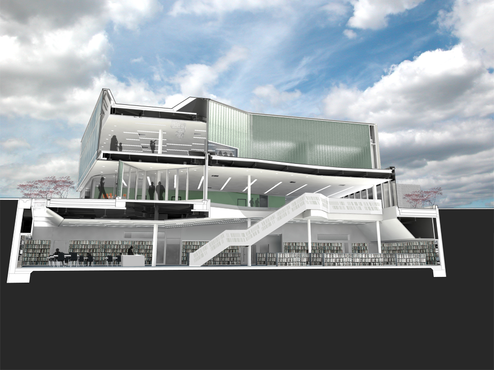 Glen Oaks Branch Library by Marble Fairbanks - Architizer