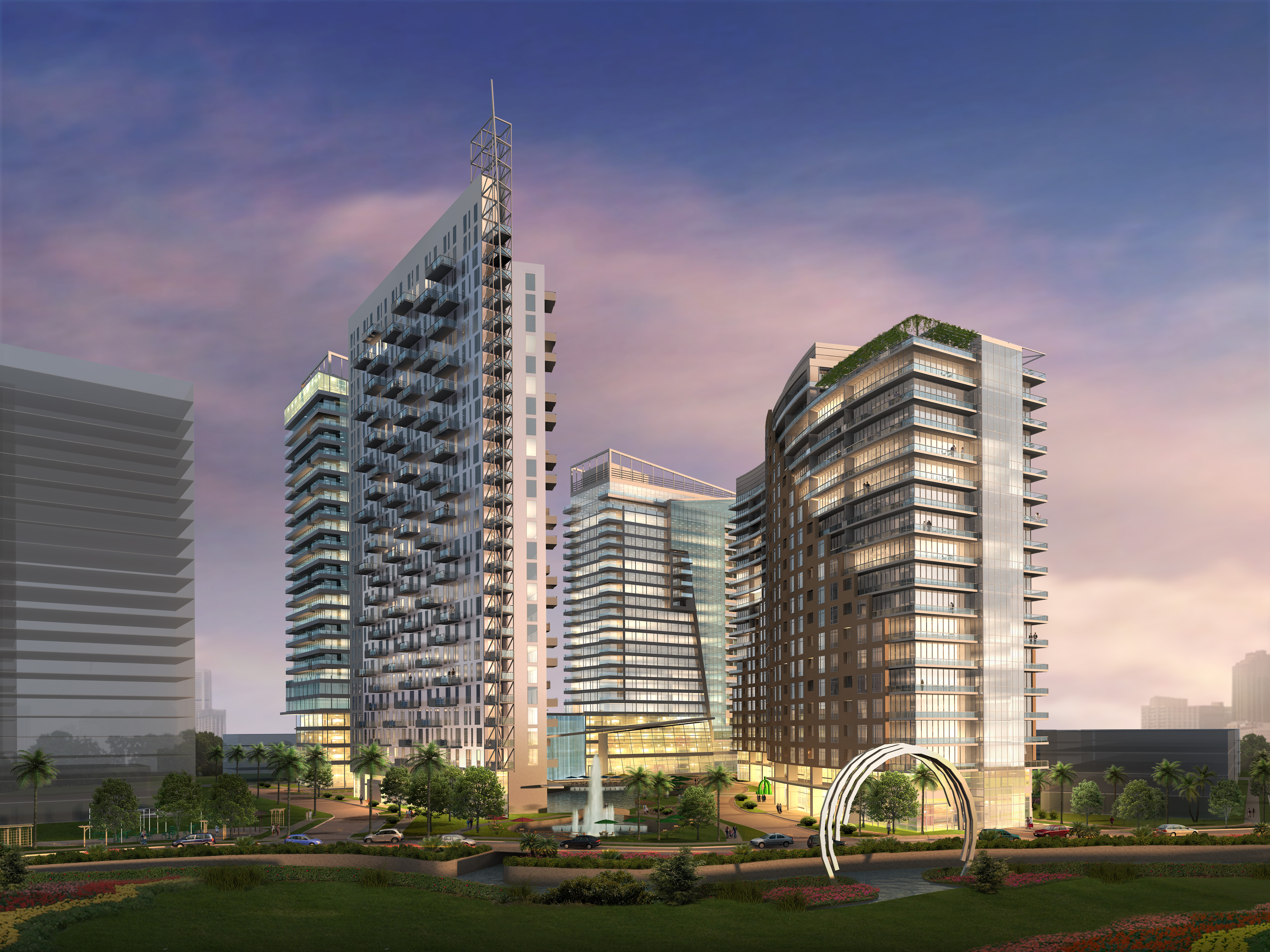 The Five Residential Towers Development - Architizer