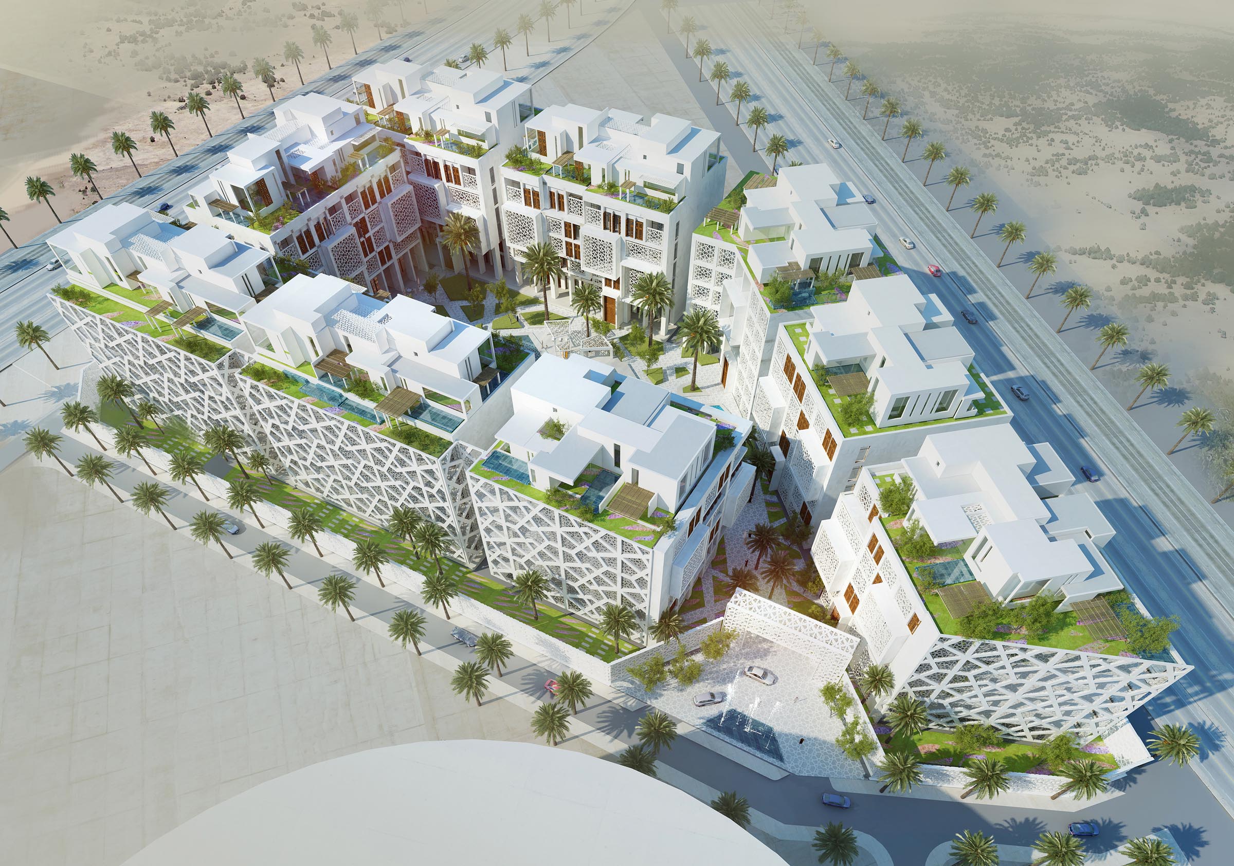 Sustainable Residential Community, Middle East - Architizer