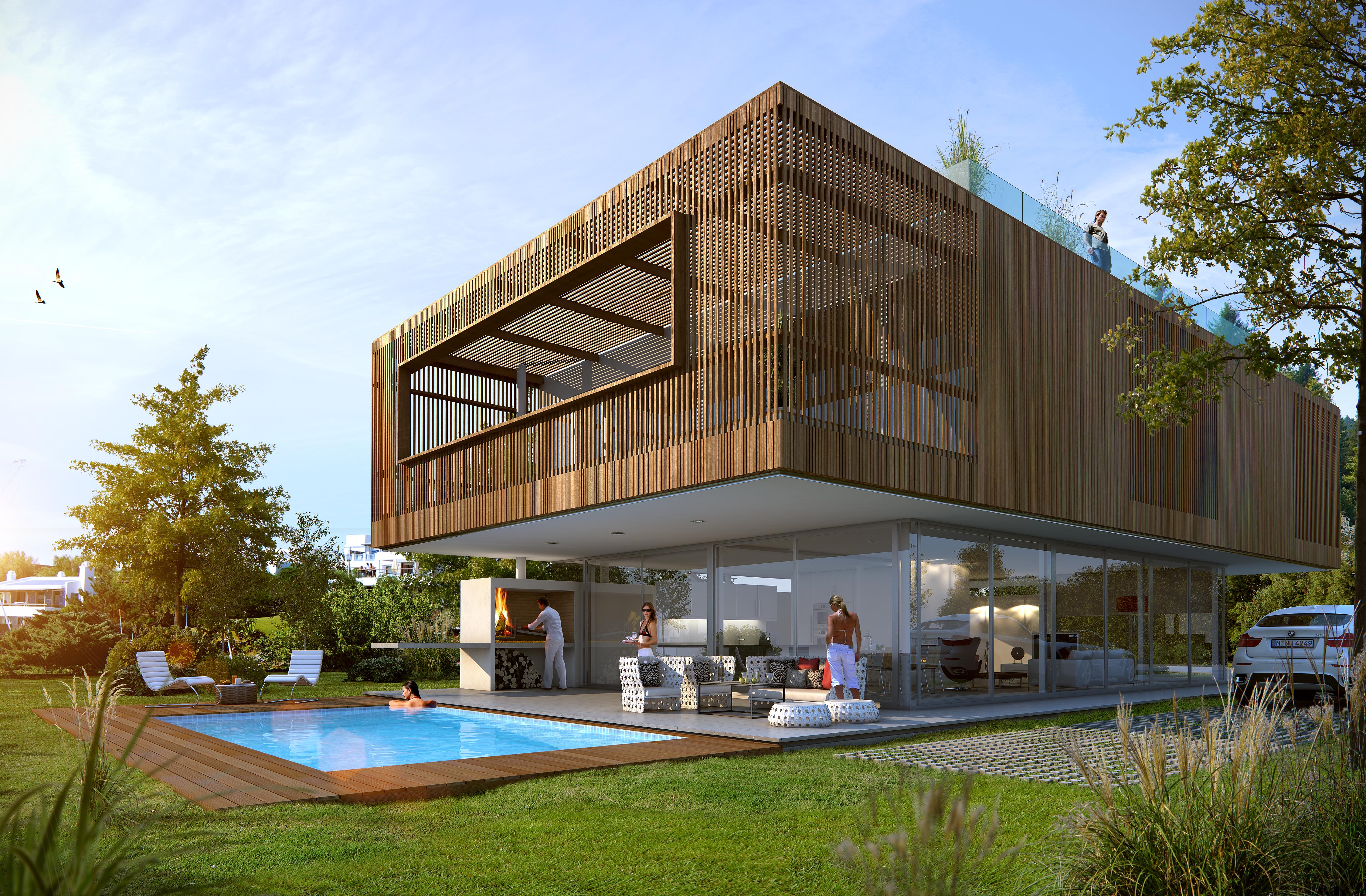 Wooden Box House by JMA - Jorge Mastropietro Architects Atelier ...