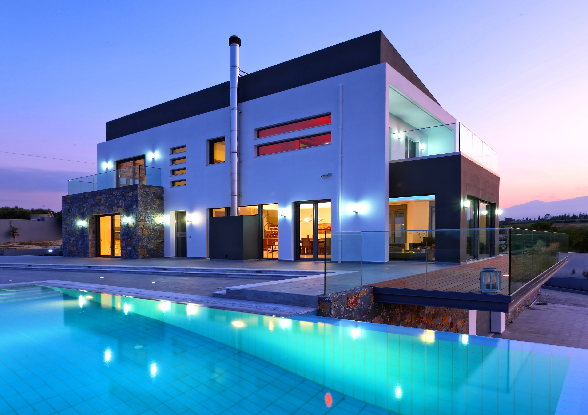 Two storey residence in Kalessa in Heraklion of Crete in Greece ...