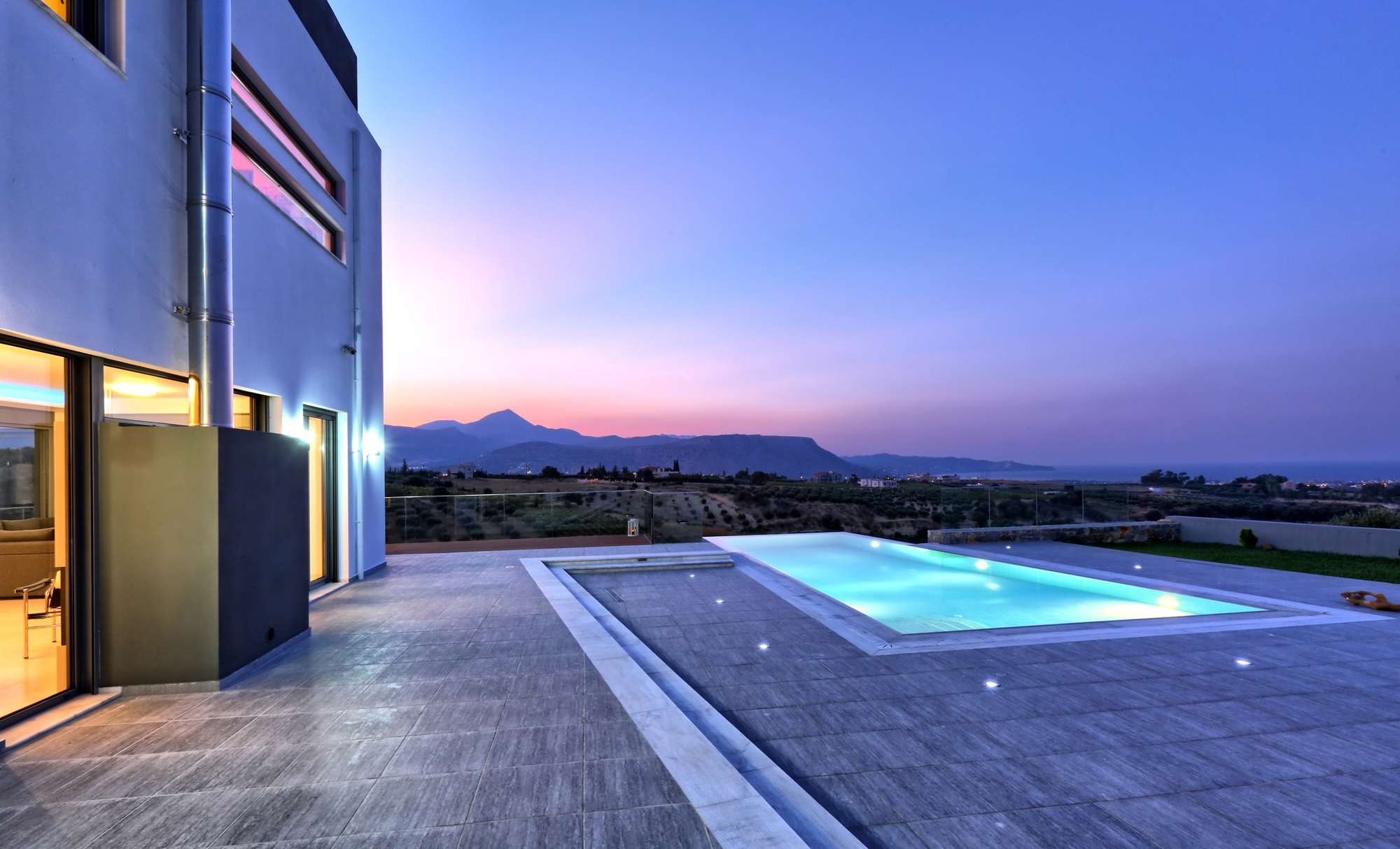 Two storey residence in Kalessa in Heraklion of Crete in Greece ...