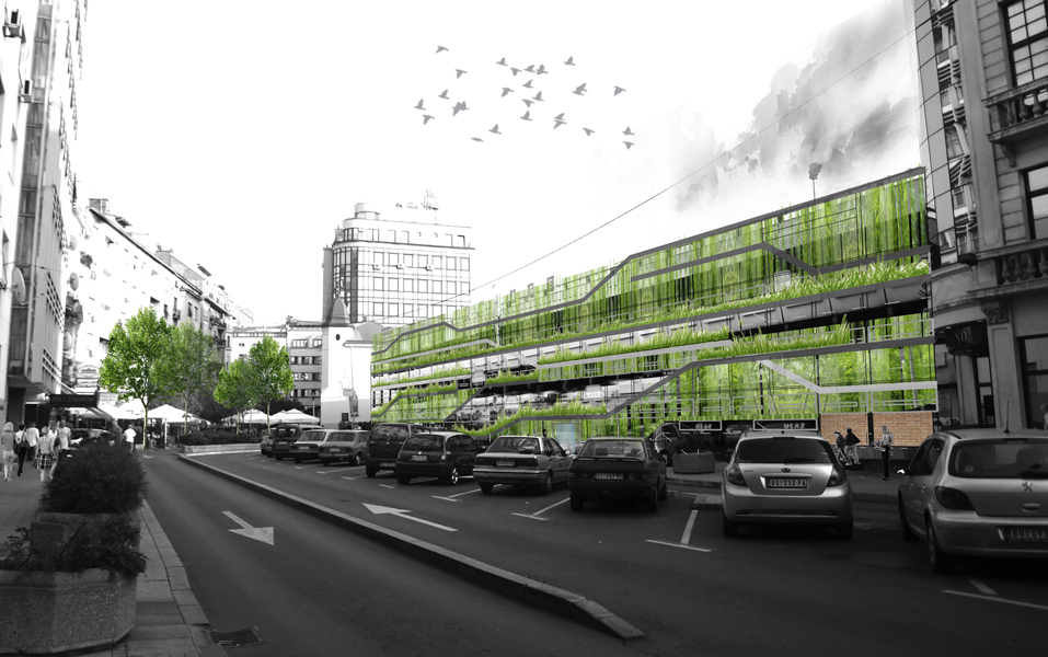 Green Box parking space - Architizer