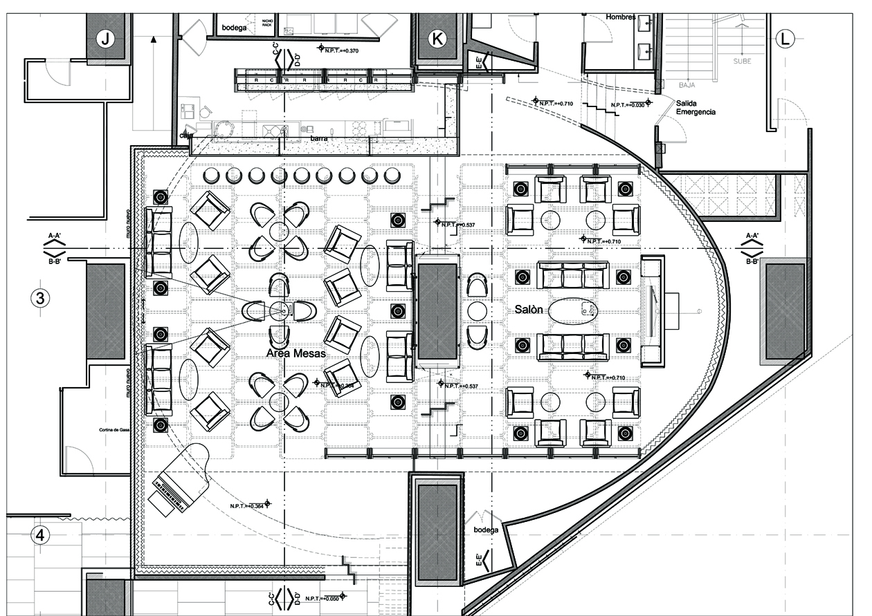 Hilton Lobby bar by Pascal Arquitectos - Architizer