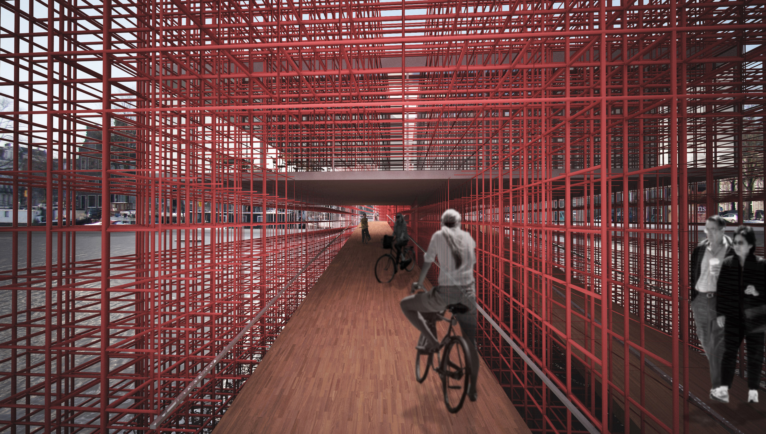 iconic Pedestrian Bridge - Entry - Architizer