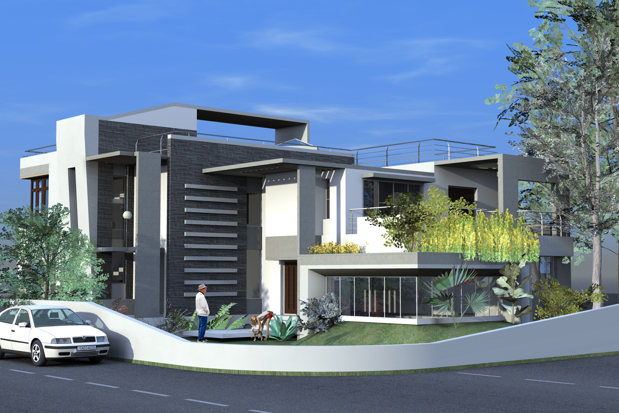 Weekend Home for Mr. Soni by Labyrinth - Architizer