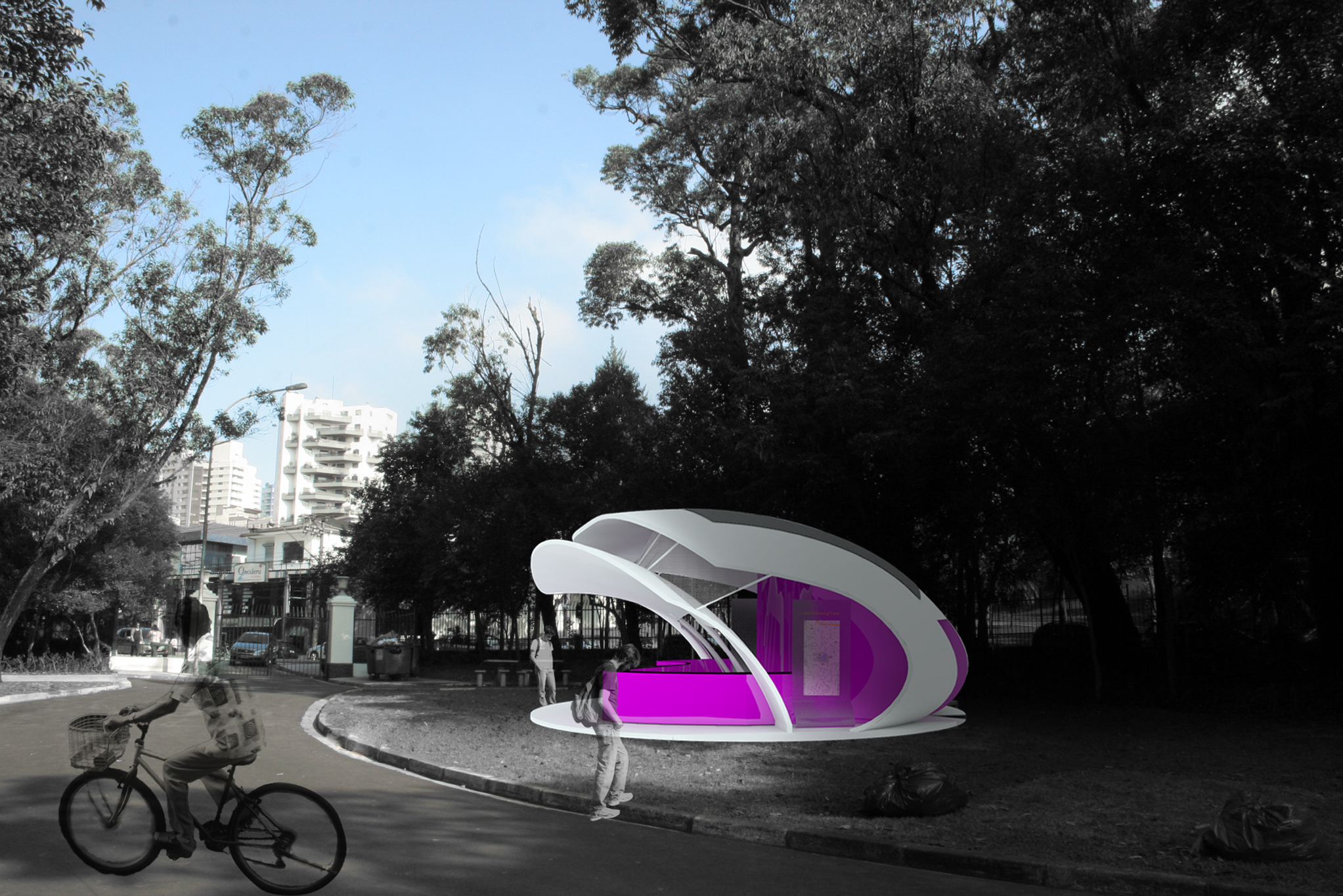 Urban Services Kiosk for Users of Public Parks in São Paulo by DEsVIaR ...