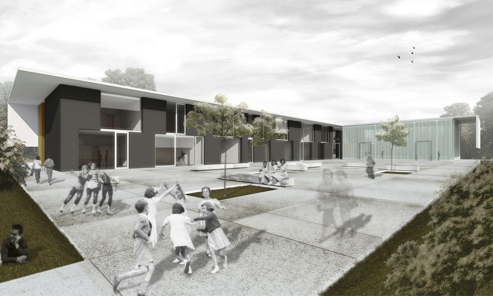 SECONDARY SCHOOL - FIRST PRIZE _ BERLINGO, ITALY _ 2012 - Architizer