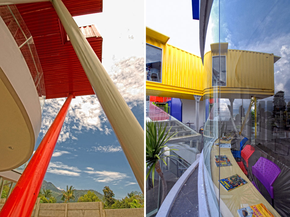 Amin Shipping Container Library by dpavilion architects - Architizer