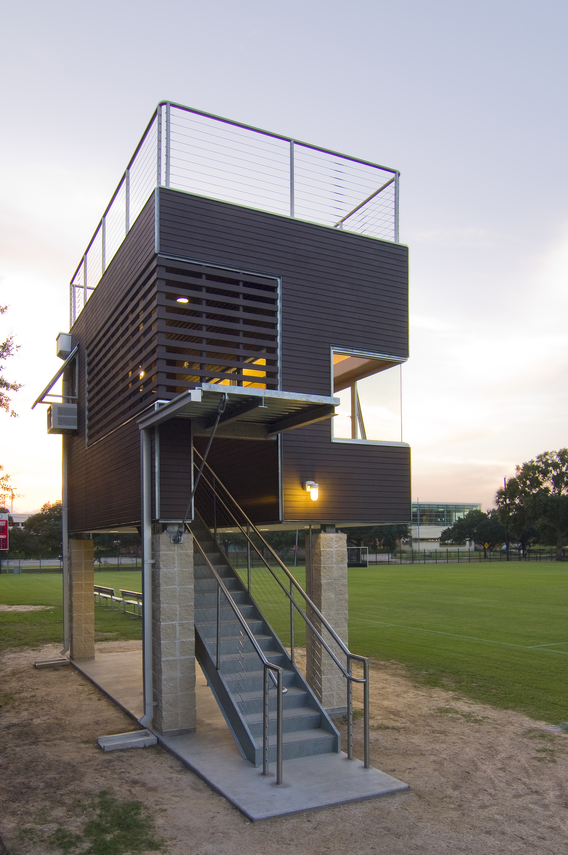 Scotty Caven Field Press Box - Architizer