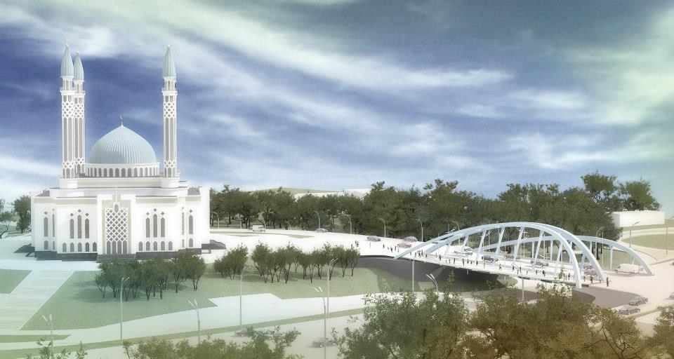 Highway Ufa-Airport Ufa / Mosque site by SIMMETRIA Architectural Bureau ...