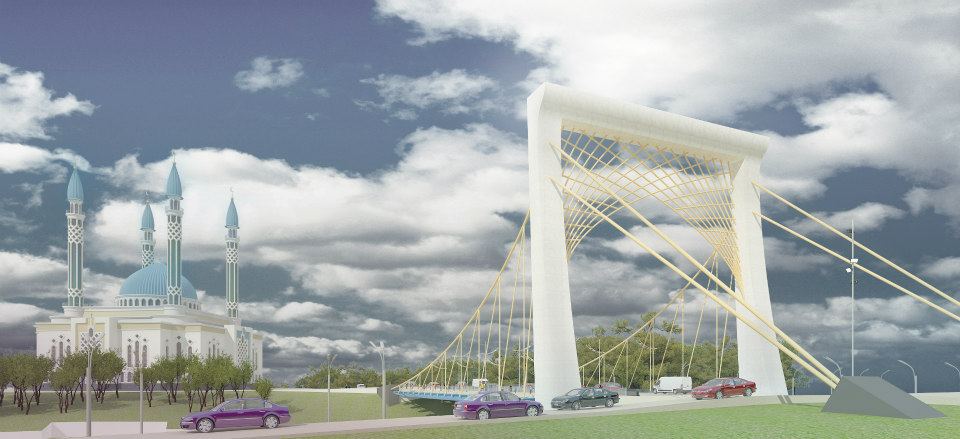 Highway Ufa-Airport Ufa / Mosque site by SIMMETRIA Architectural Bureau ...