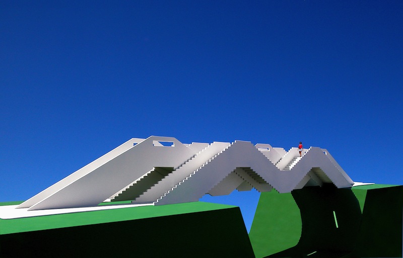 Footstep Bridge by Michael Jantzen - Architizer